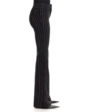 Alice + Olivia Mid Rise Flare Jeans