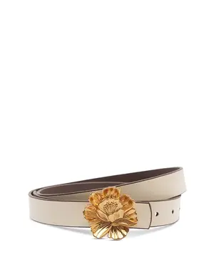 Farm Rio Double Sided Leather Belt - Ivory