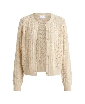 CARTOLINA August Pointelle Cardigan