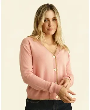 CARTOLINA Elissa Cashmere V-neck Cardigan
