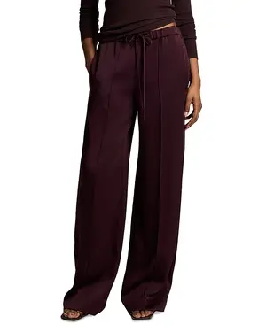 Vince Mid Rise Tailored Drawstring Pants