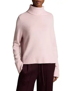 Vince Wool & Cashmere Turtleneck Sweater - Iris Quartz