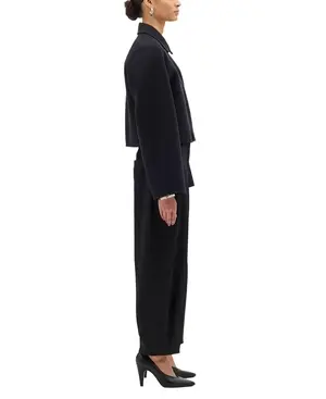 Another Tomorrow Double Face Crop Blouson