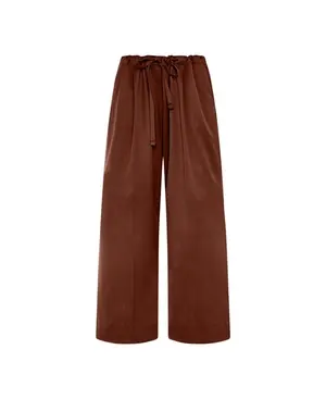 Another Tomorrow Wool Drawcord Pant