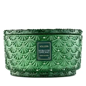 Voluspa Noble Fir Garland Centerpiece Candle 65 Oz - Green