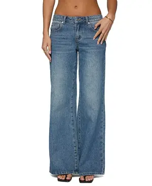 EDIKTED Casta Jeans - Medium-blue-washed