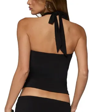 EDIKTED Chainmail Halter Top