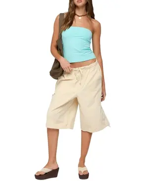 EDIKTED Azul Oversized Cargo Bermuda Shorts