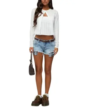 EDIKTED Adie Pointelle Cardigan
