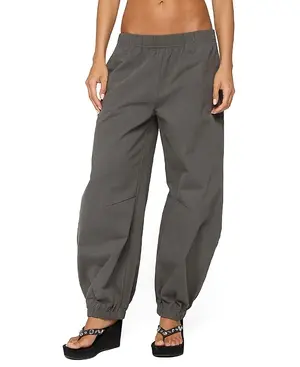 EDIKTED Cotton Parachute Pants
