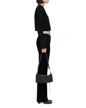 ALLSAINTS Mabel V-neck Cropped Cardigan - Black