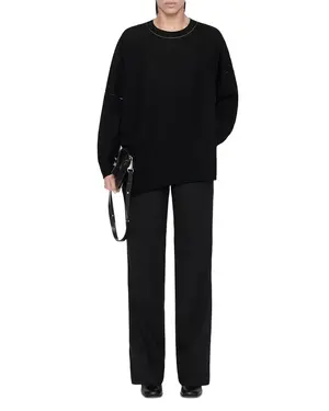 ALLSAINTS Martel Wool Crewneck Sweater - Black