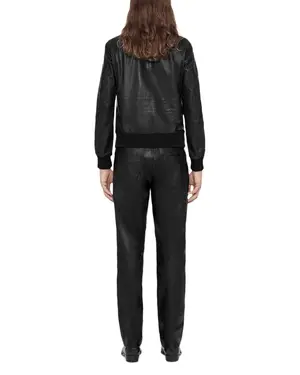 ALLSAINTS Hiro Bomber Zip Leather Jacket