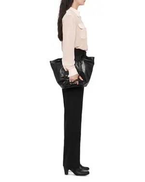 ALLSAINTS Maven Sheer Military Shirt - Sheer Oyster White