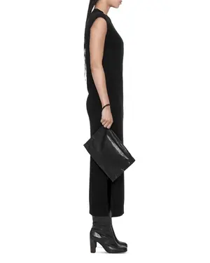 ALLSAINTS Kayla Merino Wool Midi Dress - Black