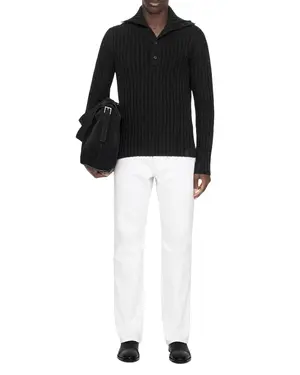 ALLSAINTS Liev Wool Blend Funnel Neck Sweater