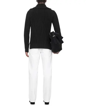 ALLSAINTS Liev Wool Blend Funnel Neck Sweater