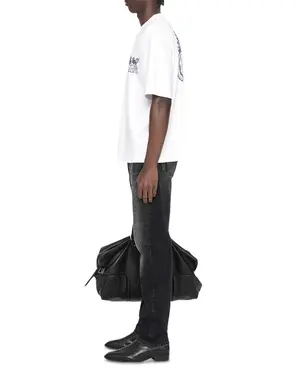 ALLSAINTS Rattlesnake Battles Cotton Logo Graphic T-shirt - Optic White