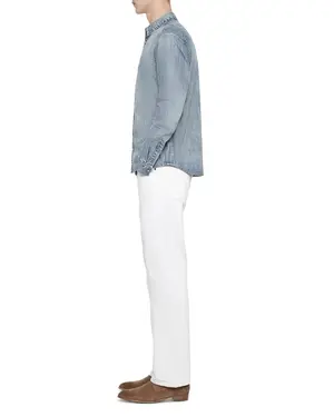 ALLSAINTS Gleason Casual Cotton Denim Shirt - Light Indigo