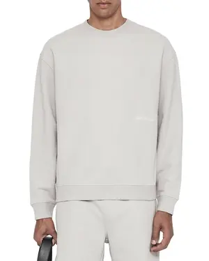 ALLSAINTS Aston Cotton Sweatshirt - Sky Blue