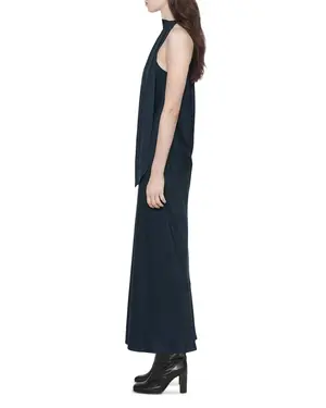 ALLSAINTS Beril Bias Cut Maxi Dress