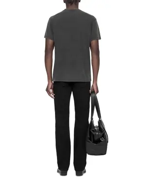 ALLSAINTS Jack's Place Ram Skull Cotton Logo T-shirt - Washed Black