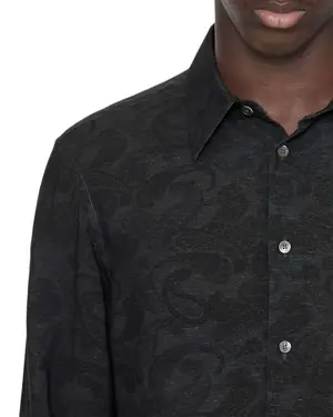 ALLSAINTS Seraphim Paisley Point Collar Shirt