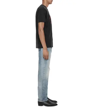 ALLSAINTS Chippy Dinners Cotton Crewneck T-shirt - Washed Black