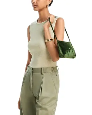 MANSUR GAVRIEL Gaia Velvet Shoulder Bag
