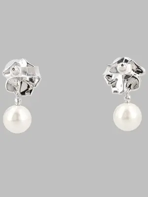 SELF-PORTRAIT Pearl And Crystal Earrings
