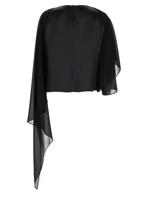 MAISON MARGIELA Asymmetrical Drape Top