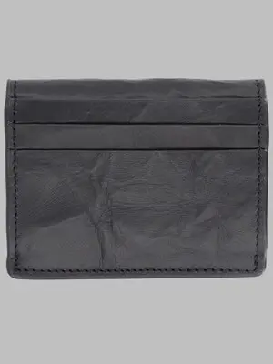 Y3 Portacarte In Pelle Con Logo