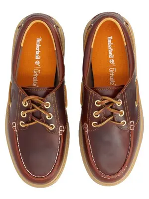 Timberland Moc Toe Lace Up Lug Sole Shoes - Bordeaux