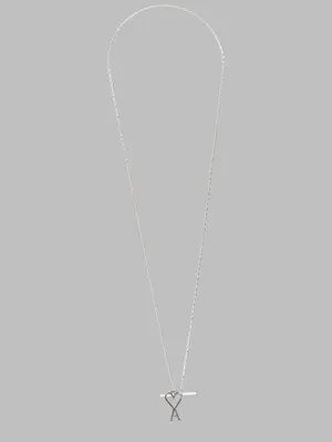 AMI Paris Collana A Catena Con Logo De Caur