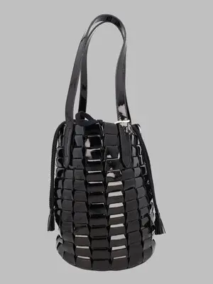 Dragon Diffusion Glossed Braided Leather Bucket Bag