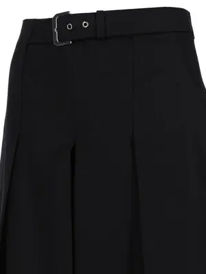 Alberta Ferretti Pantalone Ampio Con Cintura