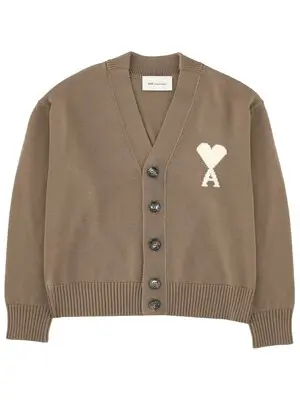 AMI Paris Cardigan With Logo