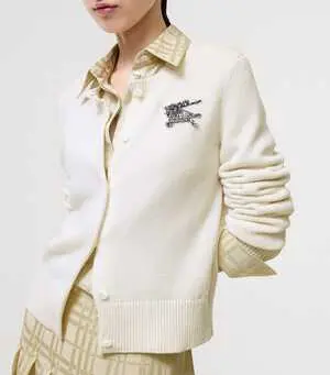 Burberry Wool-cashmere Ekd Cardigan
