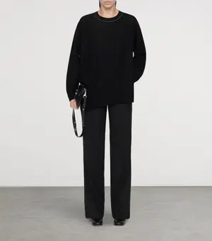 ALLSAINTS Merino Wool Asymmetric Martel Sweater