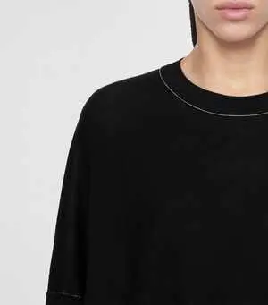 ALLSAINTS Merino Wool Asymmetric Martel Sweater