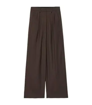 ALLSAINTS Laura Wide-leg Pleated Trousers