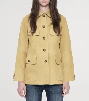 ALLSAINTS Suede Roiya Hunting Jacket