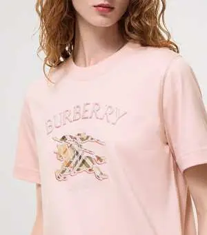 Burberry Cotton Check Ekd T-shirt