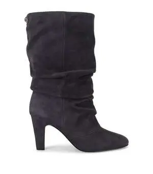 Kurt Geiger Suede Barb Slouch Boots - Grey