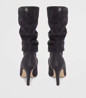Kurt Geiger Suede Barb Slouch Boots