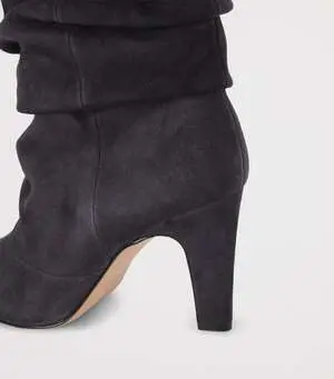 Kurt Geiger Suede Barb Slouch Boots