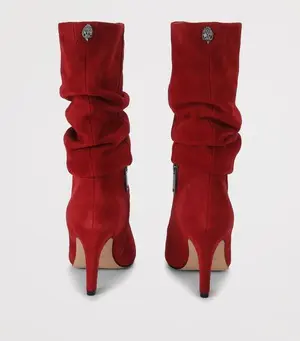 Kurt Geiger Suede Barb Slouch Boots