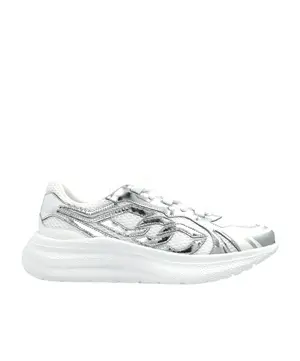 Casadei Wave Pattern Platform Sneakers