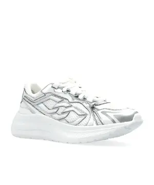 Casadei Wave Pattern Platform Sneakers
