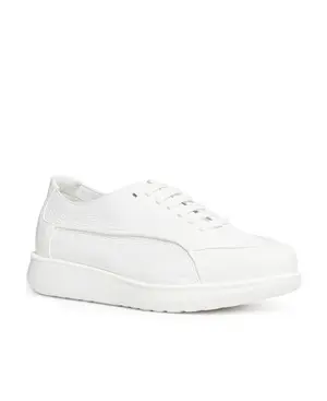 Giorgio Armani Lace-up Low-top Leather Sneakers